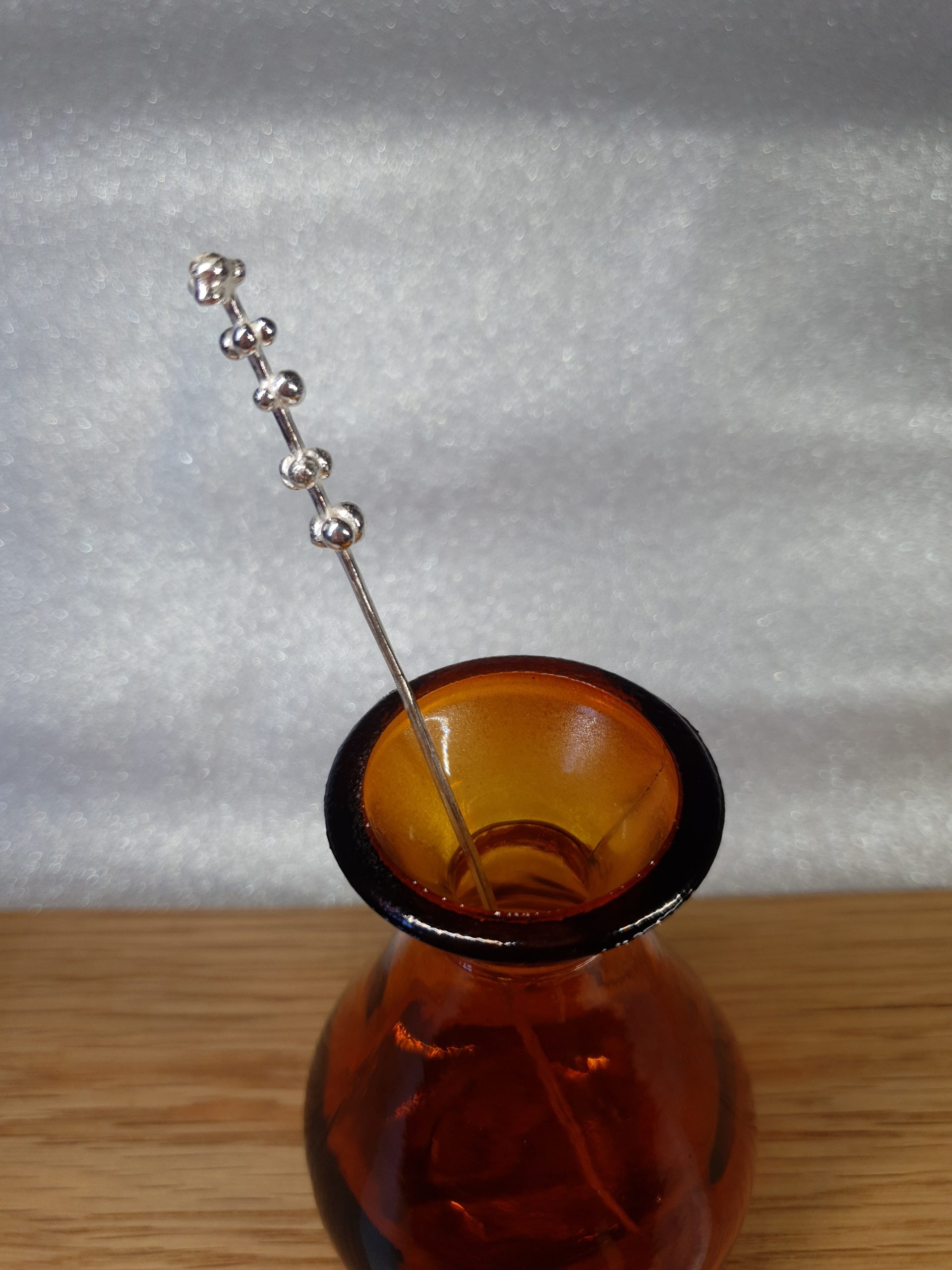 Silver Flower Buds - ABIGAIL J MARSH